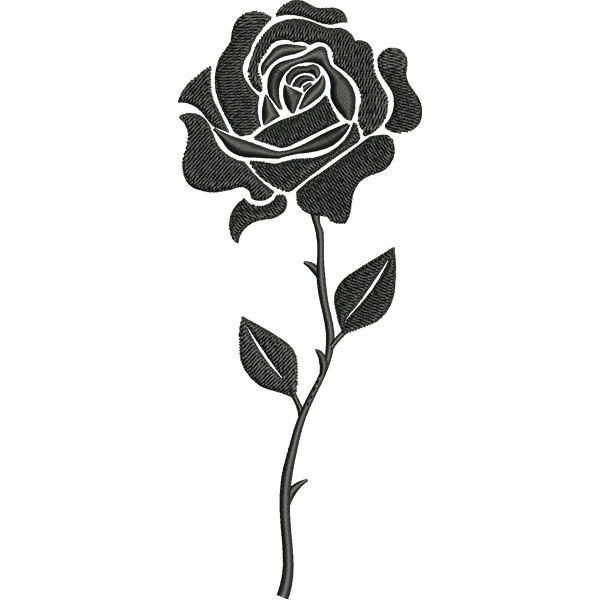 Best Midnight Rose Design for machine embroidery
