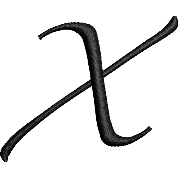 Best X Embroidery Design for machine embroidery